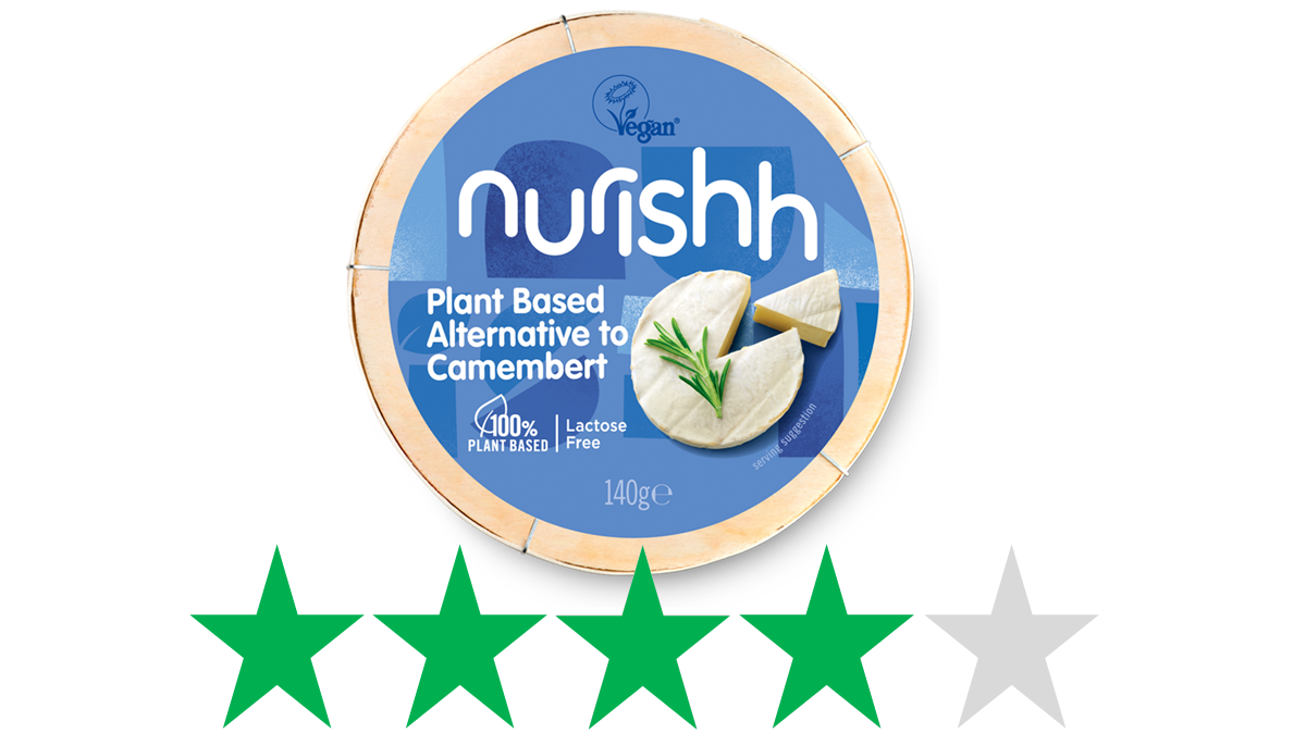 Nurishh vegan Camembert – ethical rating – Grocery Outlet Ethical Bargains