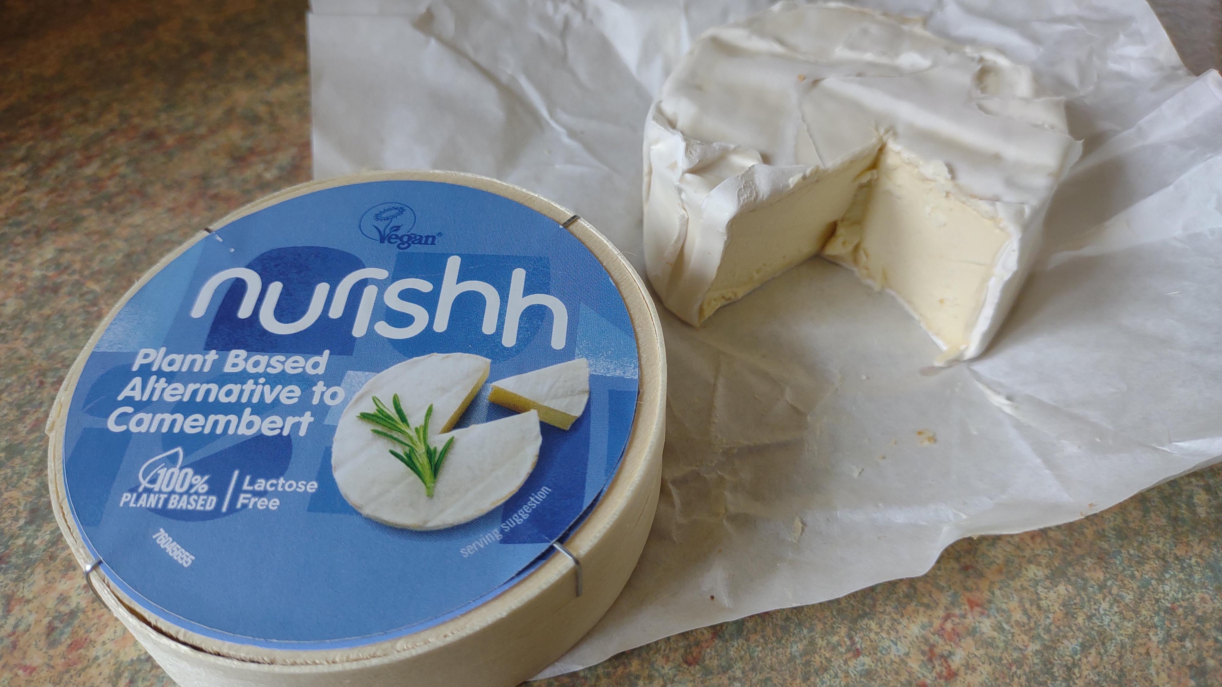 Nurishh vegan Camembert – ethical rating – Grocery Outlet Ethical Bargains